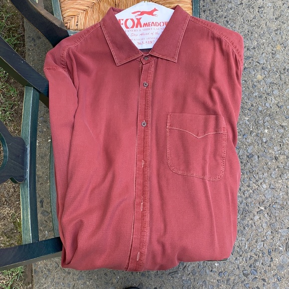 Cooper Jones Supply | Shirts | 3xt Long Sleeve Red Buttondown Shirt ...